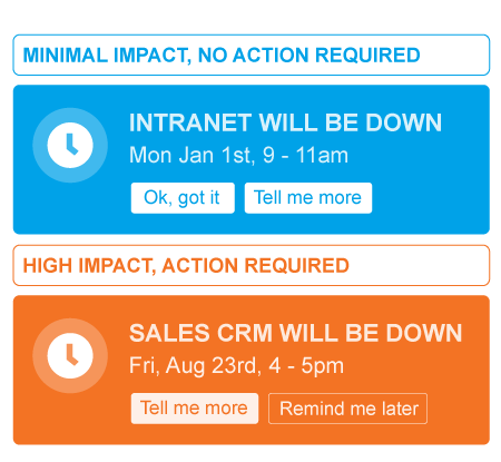 IT Outage Notifications | Unplanned and Planned Outages