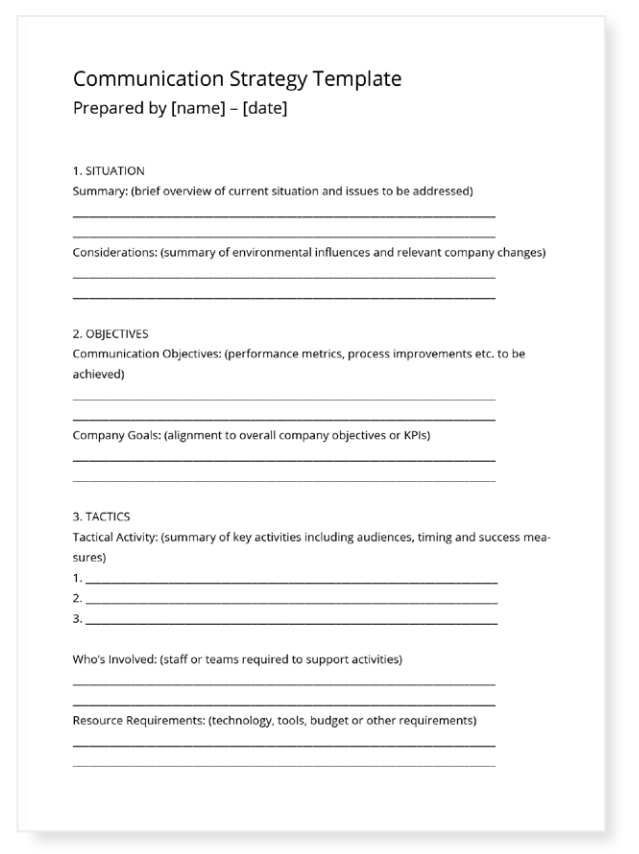 Internal Communication Strategy Example | SnapComms