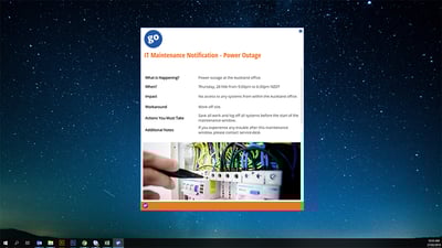 How to Manage Scheduled Maintenance Messages (with examples)